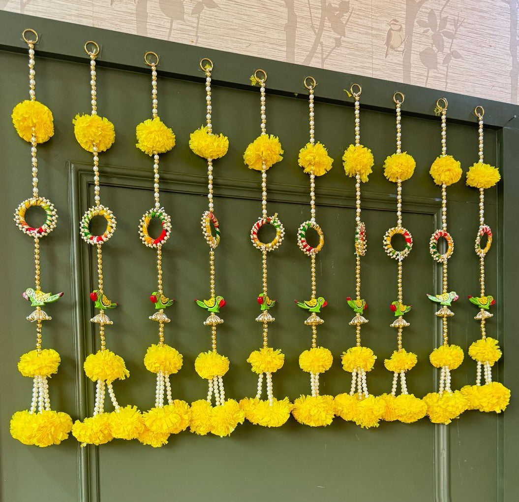 Parrot Genda Flower Hanging (23 Inch, 1 Piece) | Festive Home Décor ...