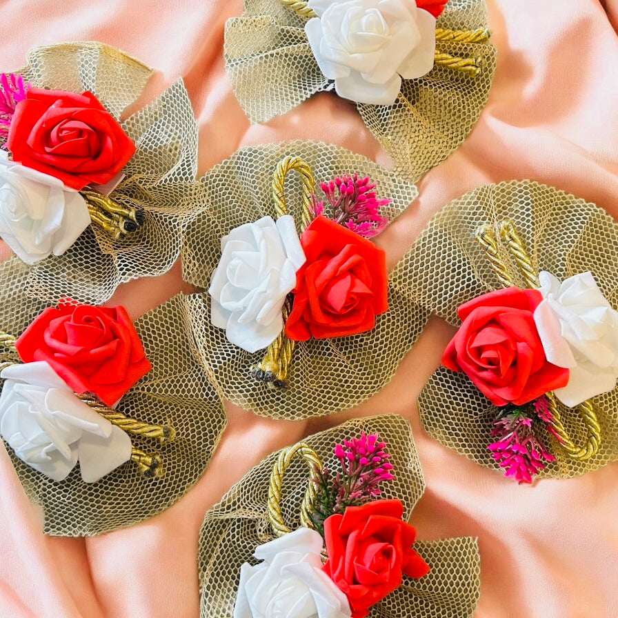 2 Foam Rose Flower Bunch – Gift Packing & Decoration | Wrap Shap